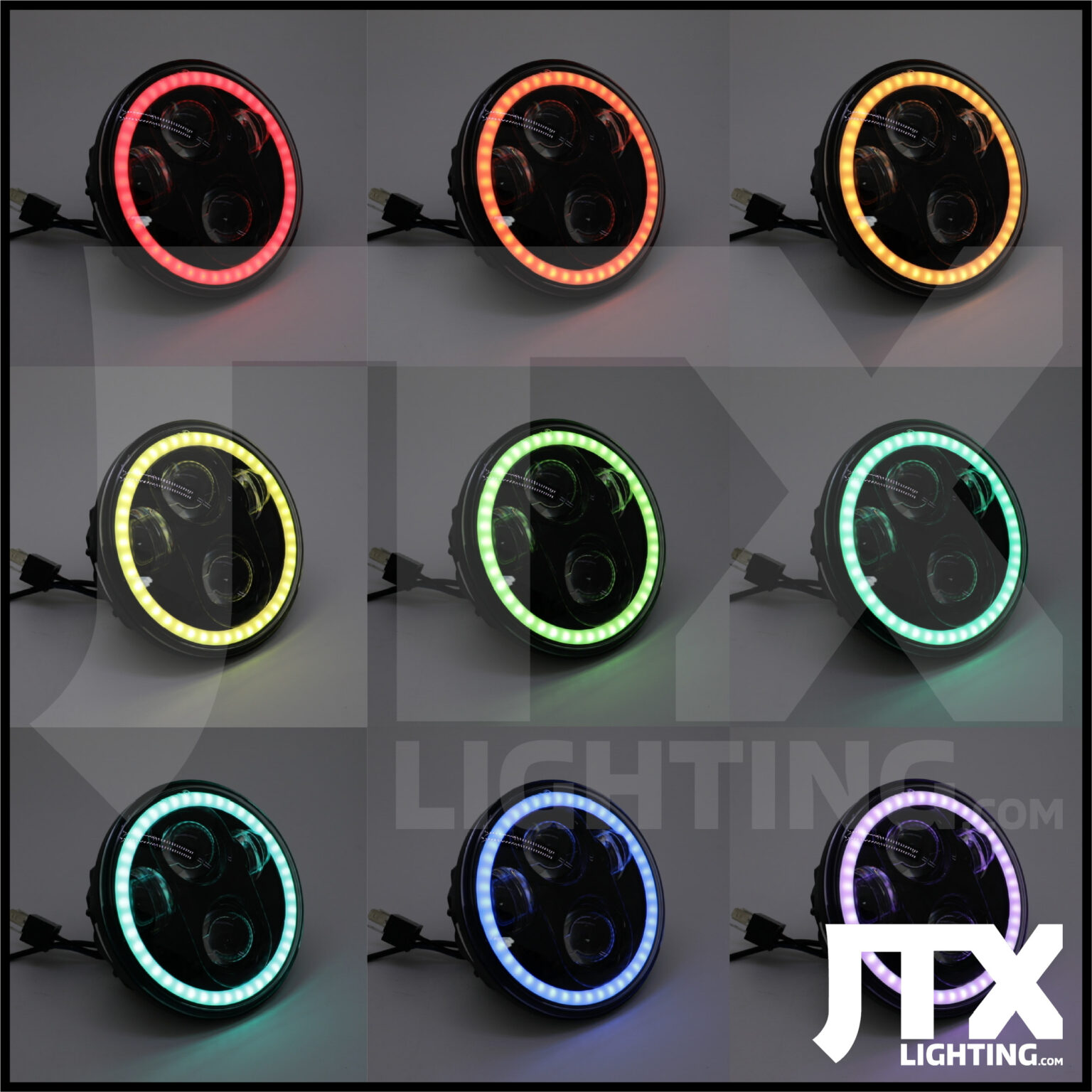 5 3/4″ RGB LED Lights (4 Lights) – JTX Lighting