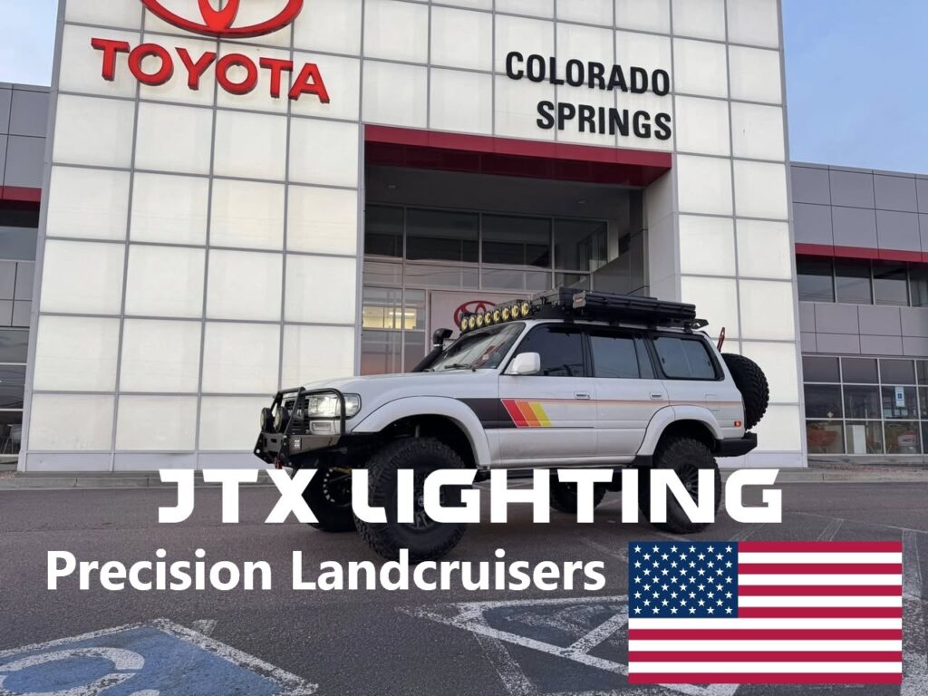 Toyota 80 Series Landcruiser Headlight Conversion from Sahara style to ...